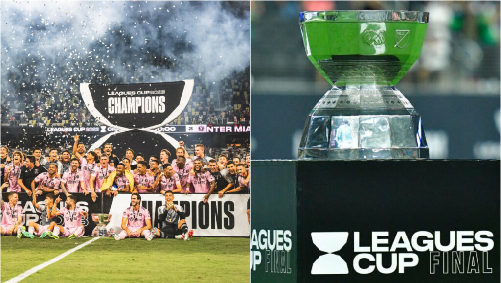 Versus / ¿Cuánto pesa el trofeo de la Leagues Cup que ganó Diego Gómez?