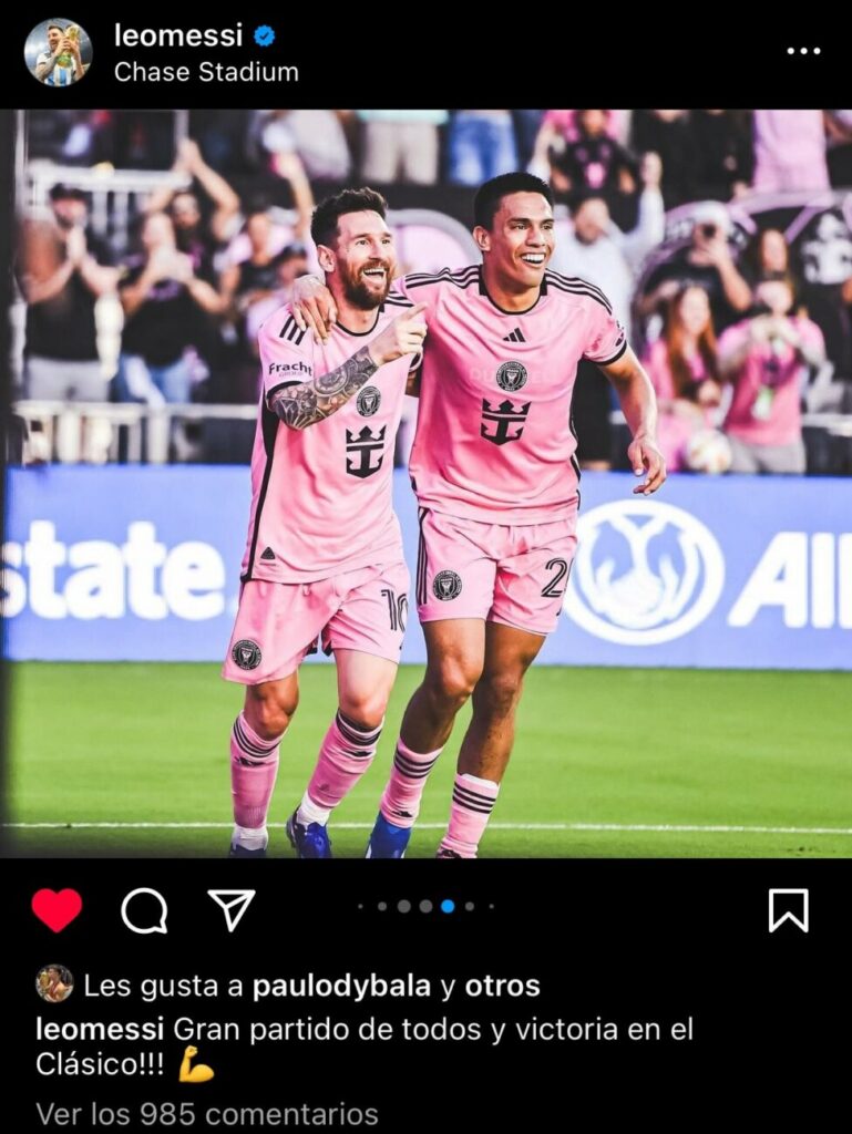 Versus / De lujo: Lionel Messi comparte foto con Diego Gómez