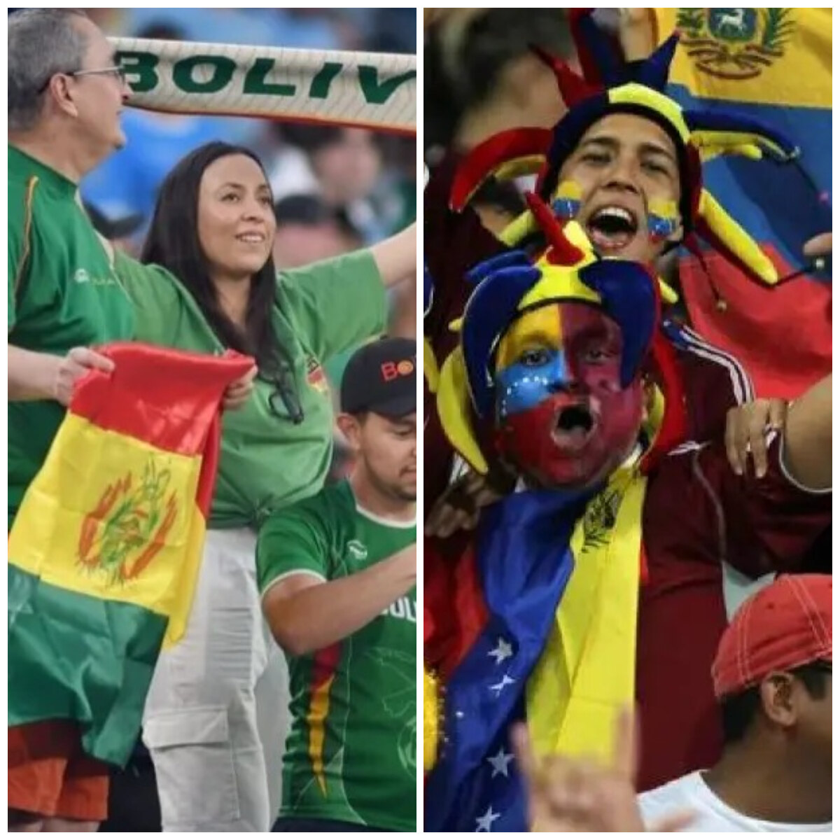 Versus / Hinchas de Venezuela y Bolivia, aferrados a la fe... y la altura de cara al Mundial 2026