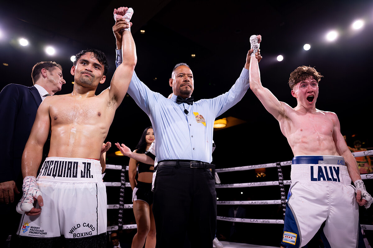 Versus / Hijo de Manny Pacquiao empata en su primer combate profesional